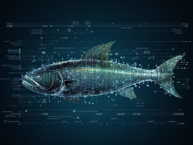 Big Genomic Data of Marine Fish, Key of Fish Biodiversity. Generated AI ...