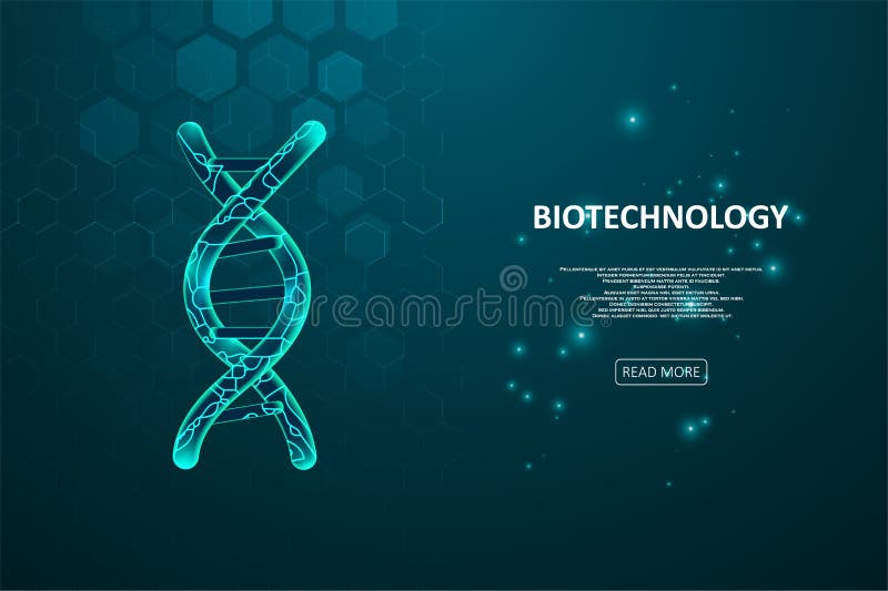 Big Genomic Data Visualization Stock Vector - Illustration of glowing ...