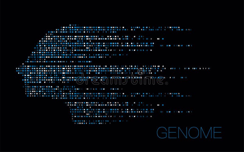 Big Genomic Data Visualization Stock Vector - Illustration of clinical ...