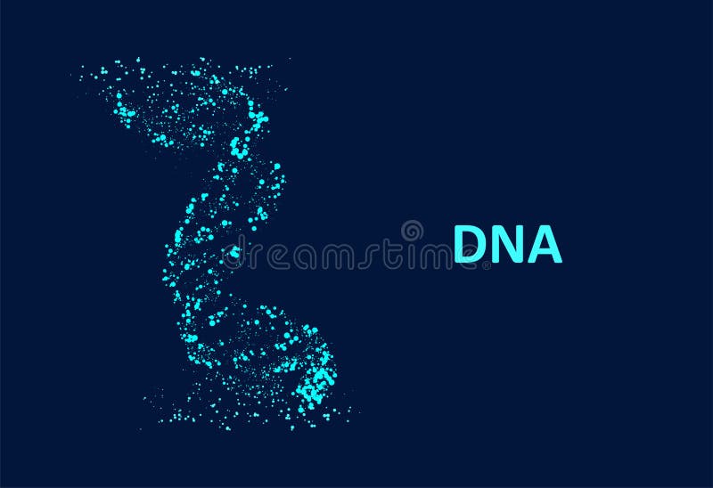 Big Genomic Data Visualization Stock Vector - Illustration of data ...
