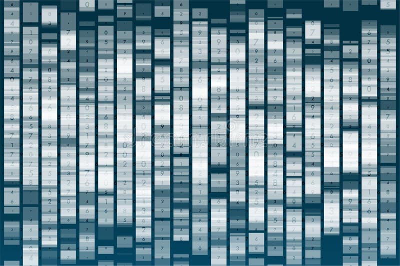 Big Genomic Data Visualization Stock Vector - Illustration of genomic ...