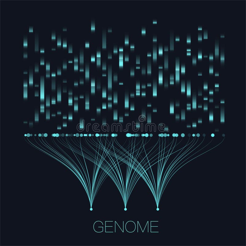 Big Genomic Data Visualization Stock Vector - Illustration of analytics ... Big Genomic Data Visualization Stock Vector - Illustration of analytics ...