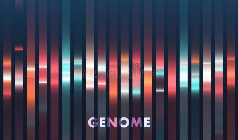 Big Genomic Data Visualization Stock Vector - Illustration of marker ...