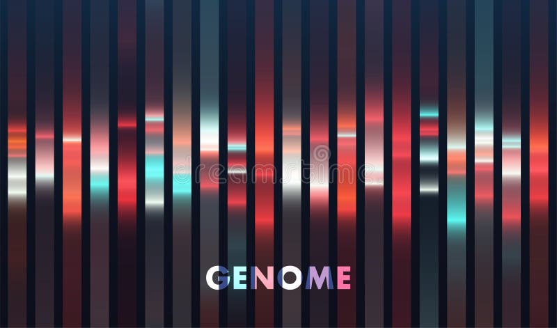Big Genomic Data Visualization Stock Vector - Illustration of xdna ...