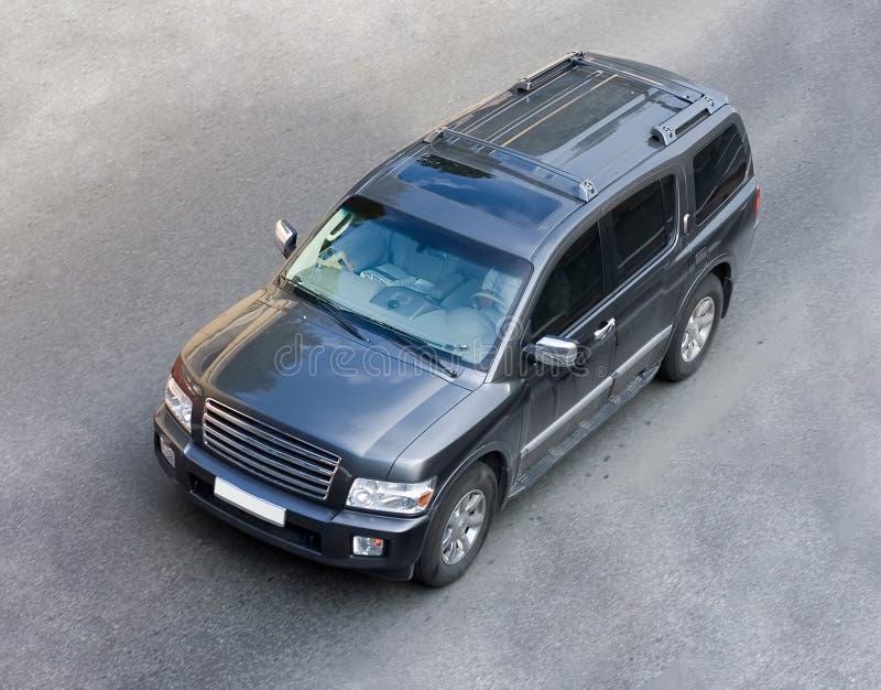 Big Giant Suv Full-size Car Stock Image - Image of metallic, offroader ...