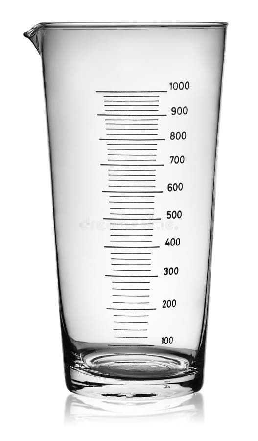 Big glass beaker graduated stock photo. Image of simple - 82005072
