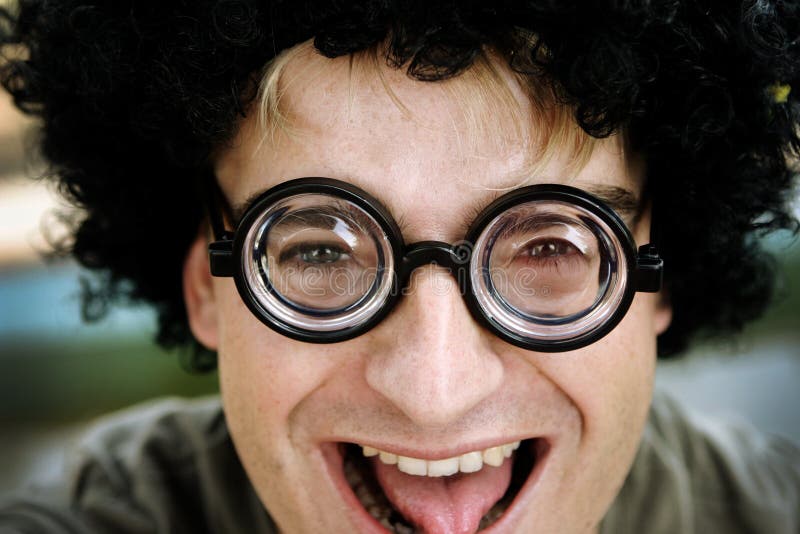 Big glasses stock image. Image of expression, accessories - 13442523