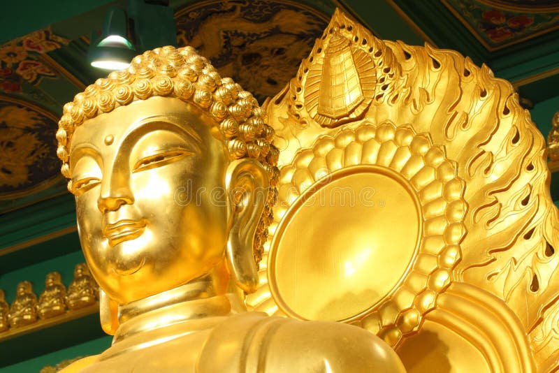 A big golden buddha stock image. Image of orient, buddha - 15788403