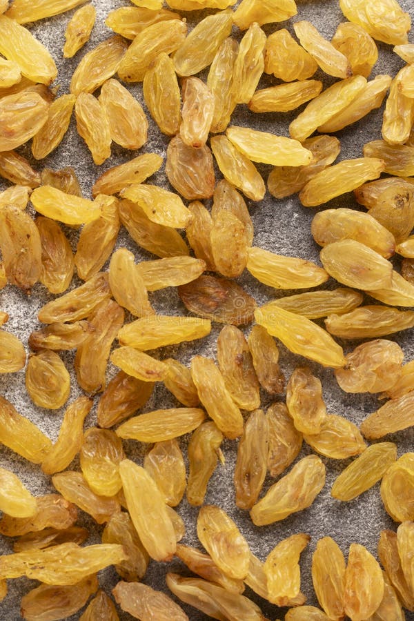 Big Golden Raisins on the Table. Stock Photo - Image of eating, frame ...