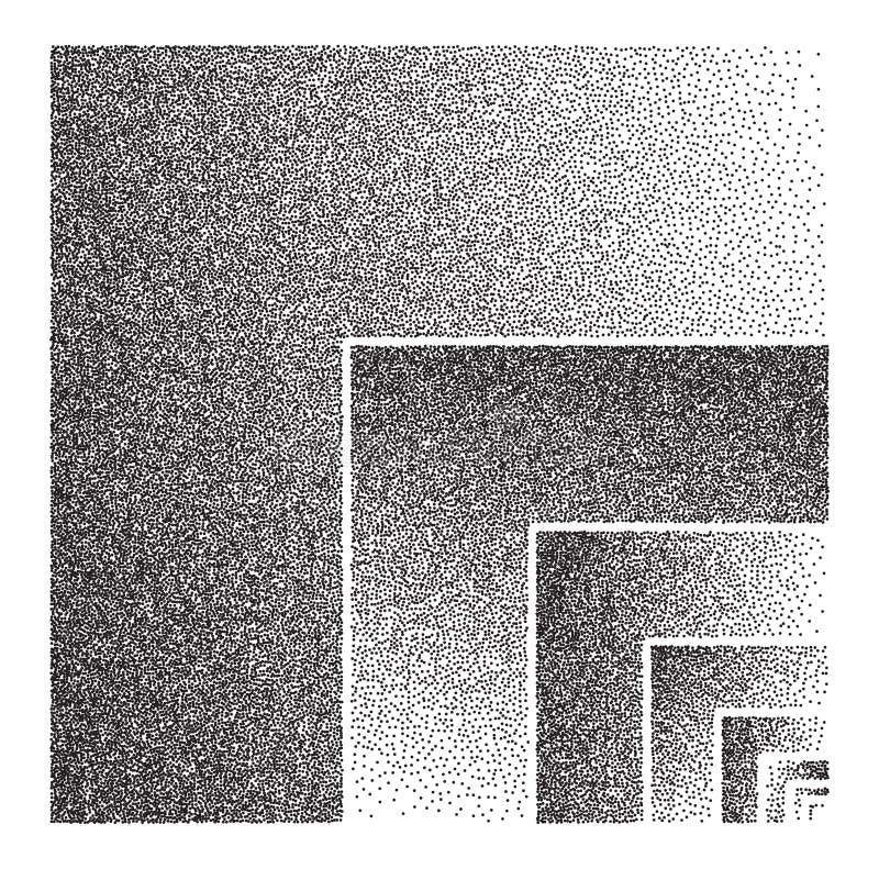 Golden Ratio Fibonacci Sequence Dot Pattern Stock Illustration ...