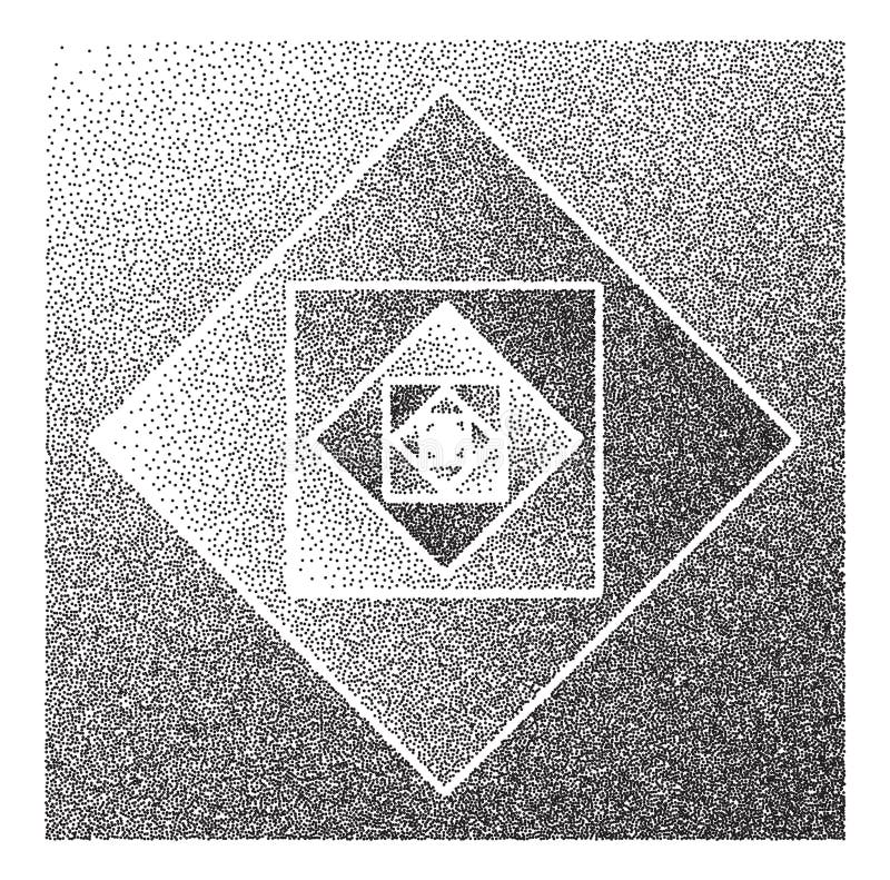 Big Golden Ratio Stippled Square - Visualization of Fibonacci Sequence ...