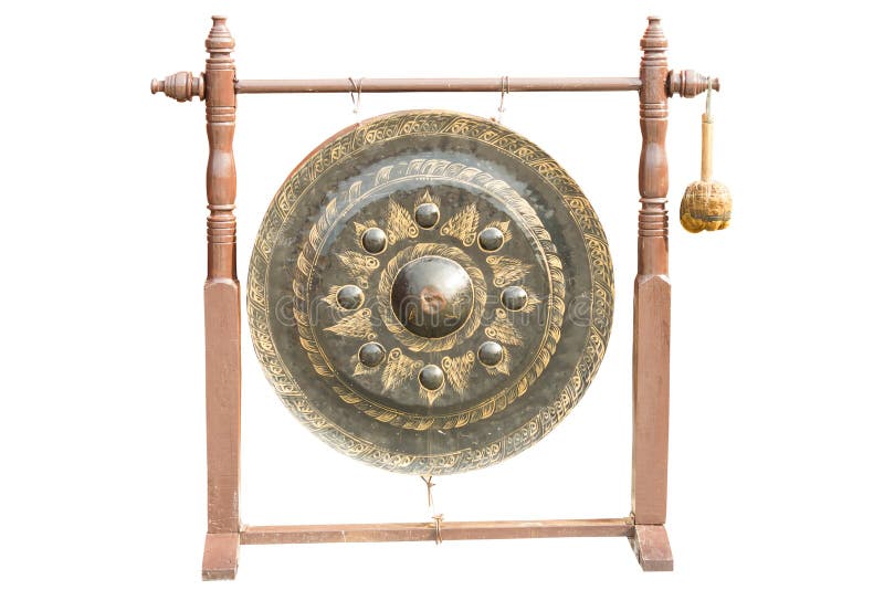 Big Gong with stand stock photo. Image of musical, metal - 95239306