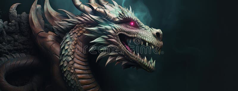 Big Gray Dragon stock image. Image of nature, wild, predator - 300162023