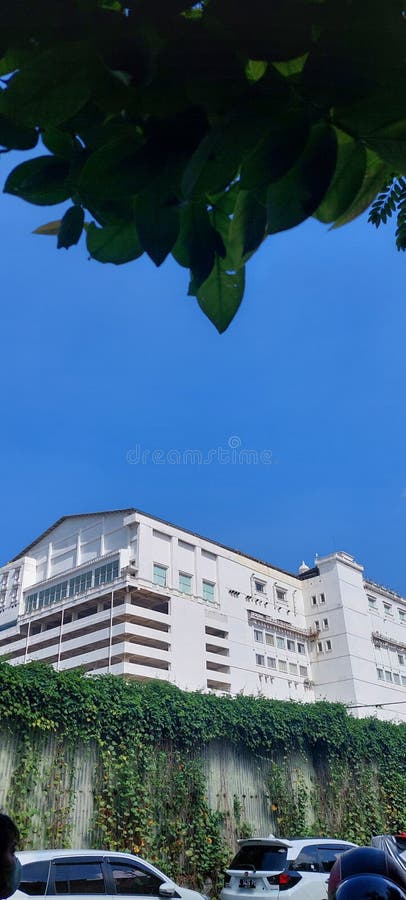 Big Great Building Surabaya Stock Image - Image of downtown, lighting ...