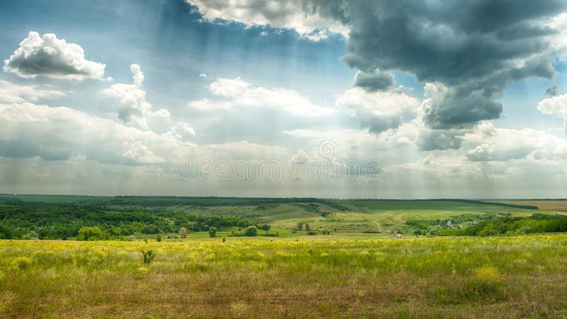 Big green plateau stock image. Image of flora, botanical - 68733053