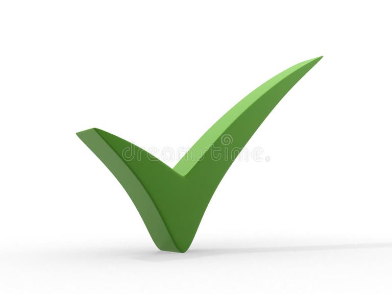 Big Green Tick Stock Illustrations – 192 Big Green Tick Stock ...