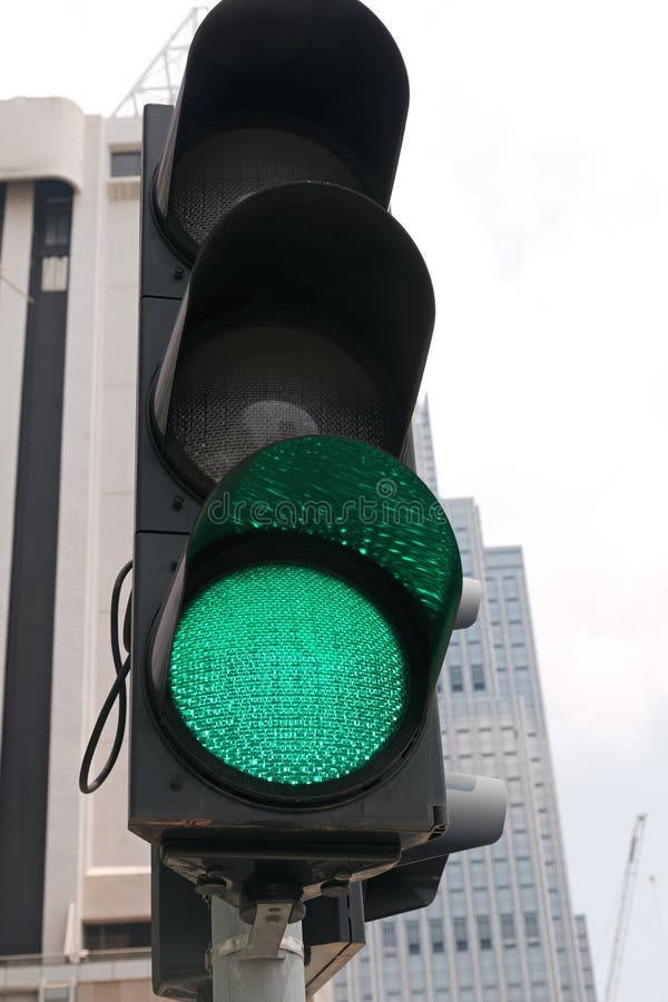 Green Traffic Light stock image. Image of traffic, china - 158153775
