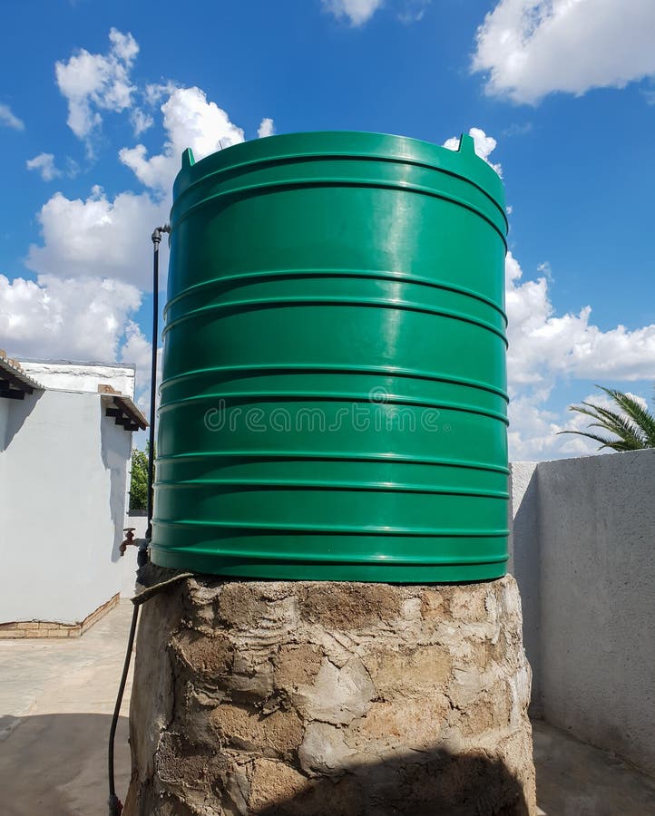 A big green water tank stock photo. Image of irrigation - 240847784