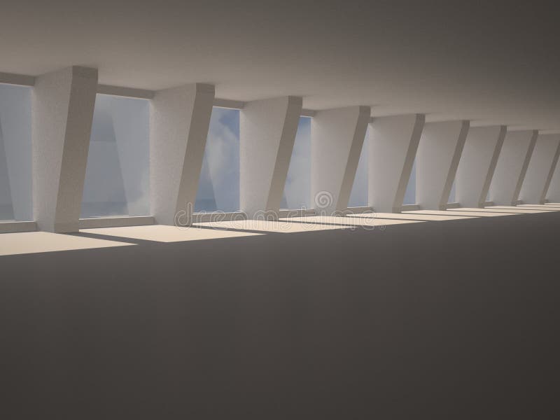 The big grey hall stock illustration. Illustration of company - 22262712