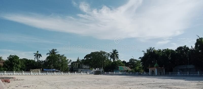 Big Ground with a Beautiful Weather and Big Sky ðŸ˜ ðŸŒ„ Stock Image ...