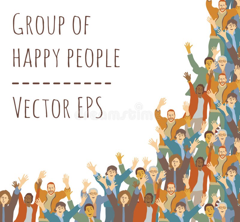 Crowd Happy People Isolate White Stock Illustrations – 60 Crowd Happy ... Crowd Happy People Isolate White Stock Illustrations – 60 Crowd Happy ...