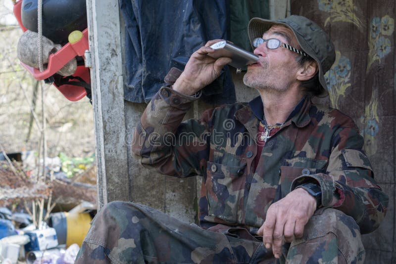 Big gulp stock photo. Image of brown, caucasian, hipflask - 69401728