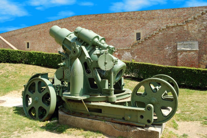 Big gun stock image. Image of history, army, weapon, steel - 19010363