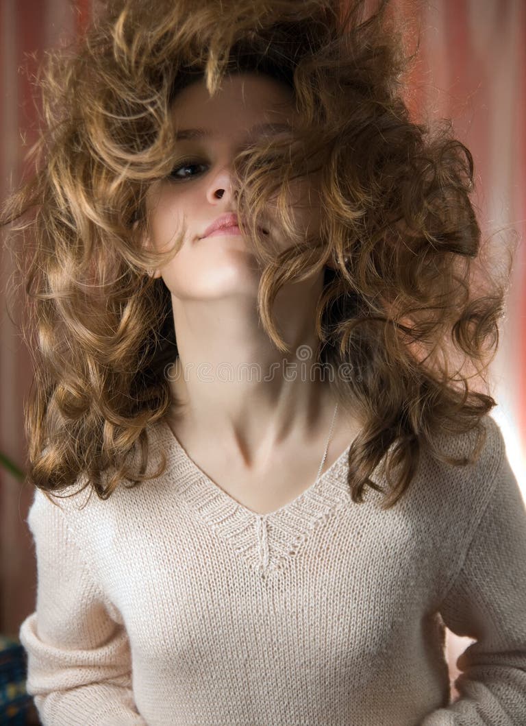 267 Big Bangs Hair Stock Photos - Free & Royalty-Free Stock Photos from ...