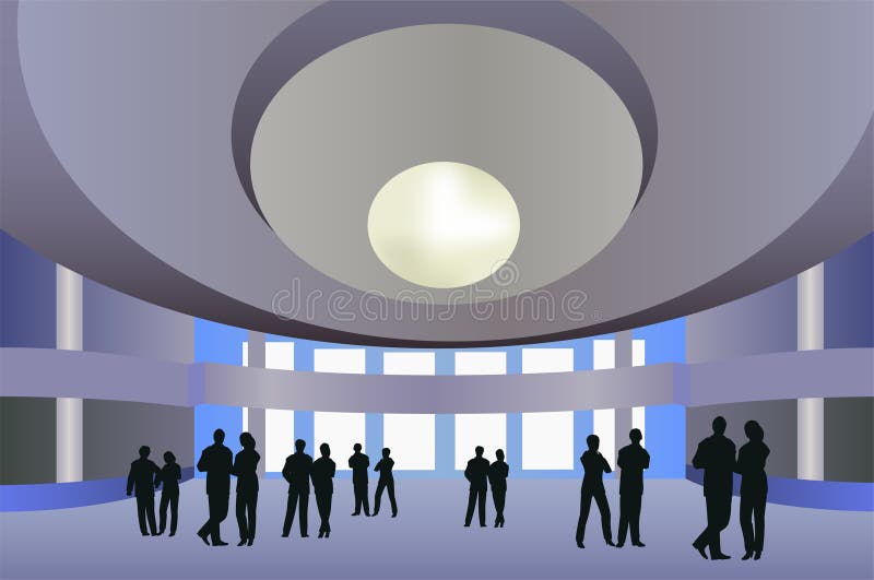 Big Hall Vector Picture. Image: 4580930