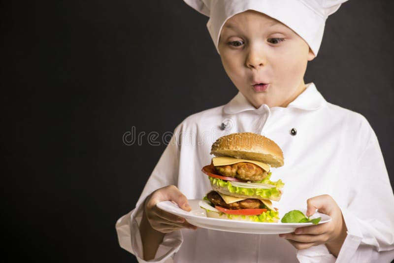 Big hamburger stock image. Image of hamburger, dish, tomato - 81723535