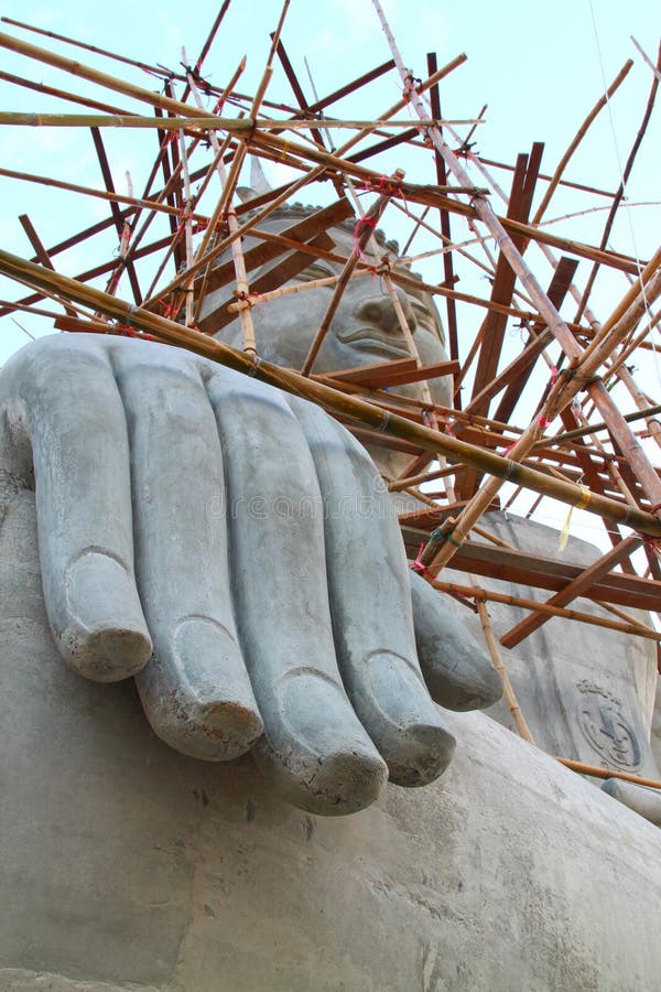 Big hand big buddha stock photo. Image of figure, hand - 23440674