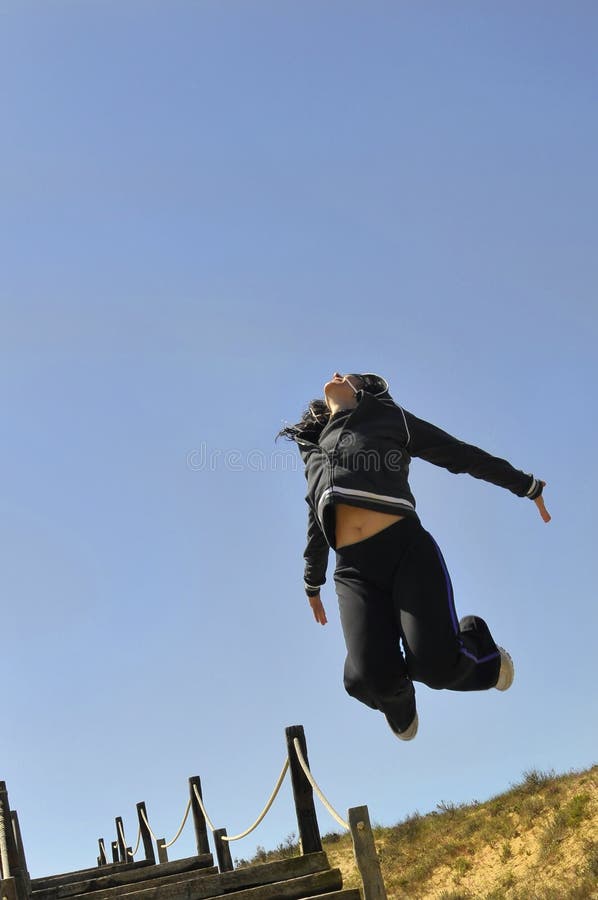 Big happy jump stock photo. Image of summer, outdoors - 13873142