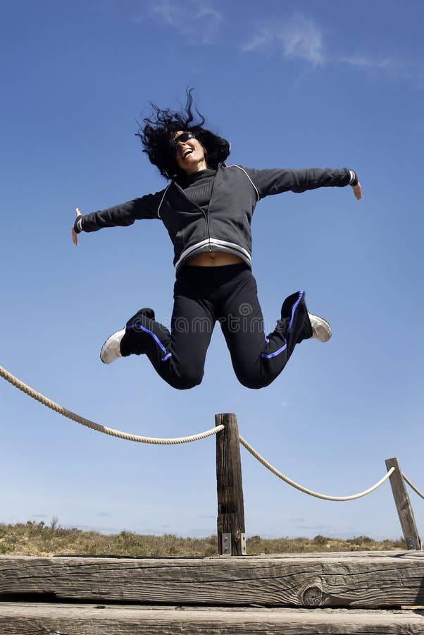 Big happy jump stock photo. Image of jump, people, caucasians - 23278246