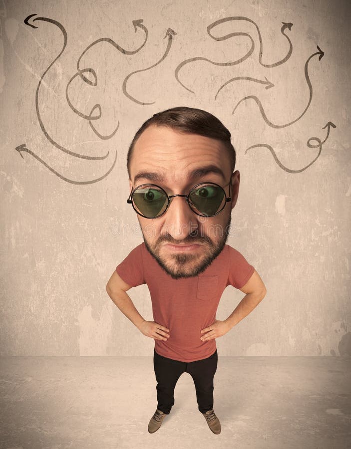 Big Head Person Stock Illustrations – 10,755 Big Head Person Stock ...