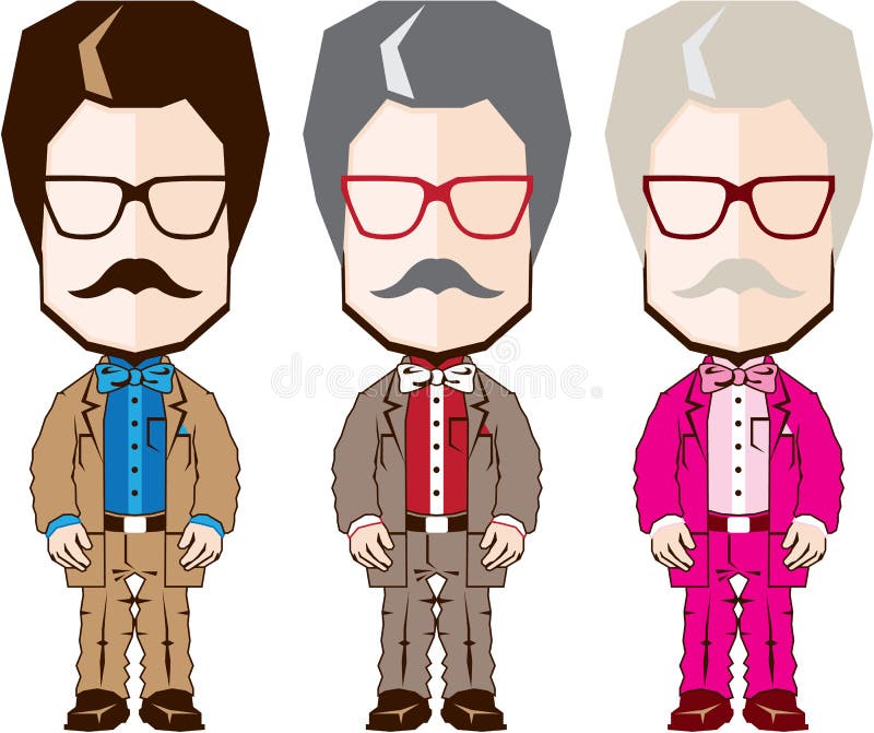 Big Head professor vector stock vector. Illustration of geek - 49276436