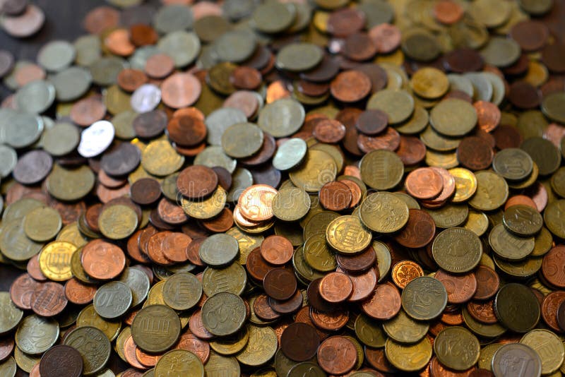 Euro cent coins stock image. Image of coin, heap, euro - 163007619