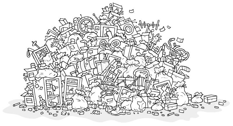 Household Waste Dump Stock Illustrations – 2,969 Household Waste Dump ...