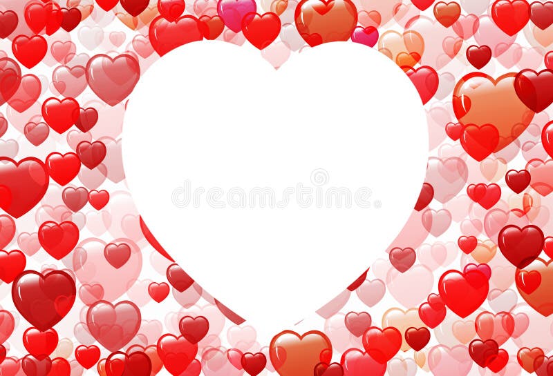 Big heart stock illustration. Illustration of celebration - 17599918