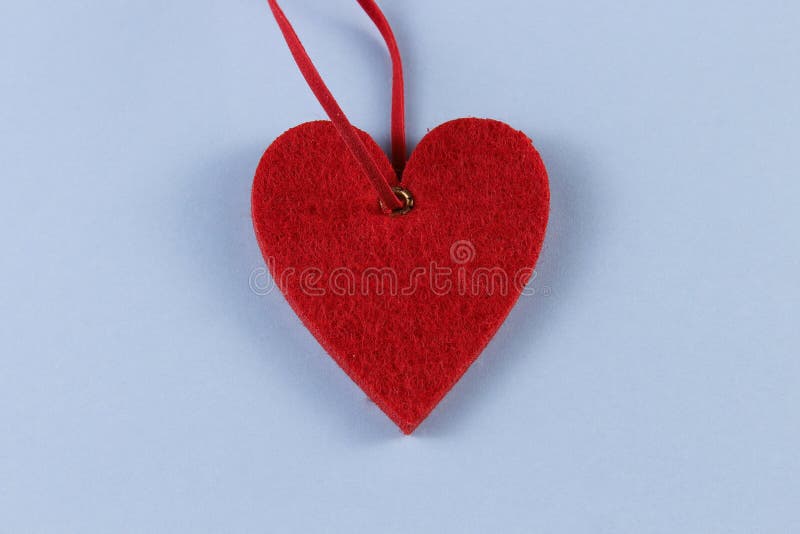 Big Heart on a Blue Background with Place for Text Stock Photo - Image ...