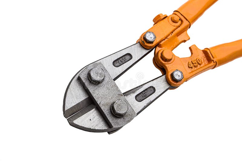 Big Heavy Duty Bolt Cutters. Stock Image - Image of large, cutters ...