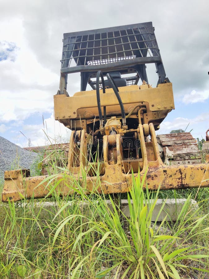 Big Heavy-duty Machine for Logging in the Forest Stock Image - Image of ...