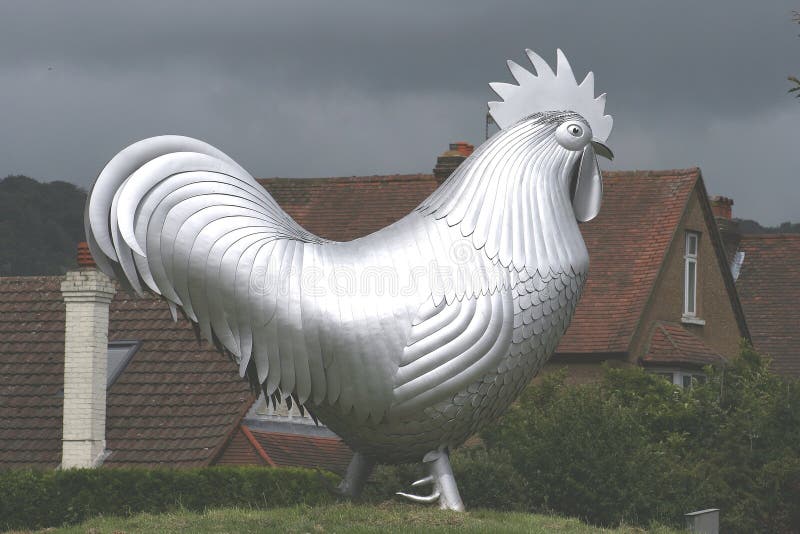 Big hen stock photo. Image of veiw, metal, great - 51279136