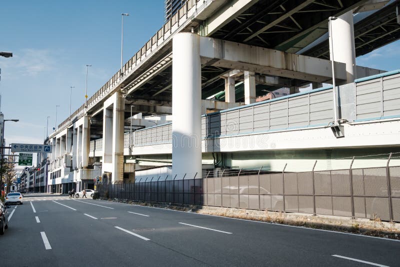 Highway Traffic Structure at Noon Stock Photo - Image of landscape ...