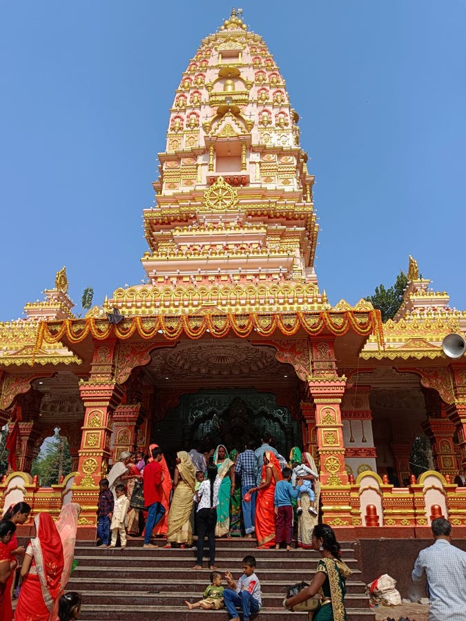 Big Hindu Temple Amazing Look Editorial Stock Image - Image of temple ...