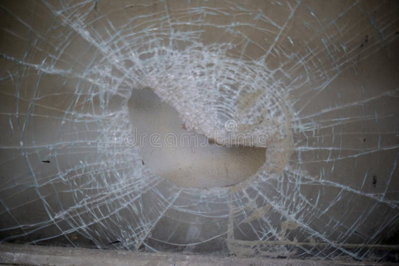 Big Hole in the Wall Splash Glasses Stock Image - Image of hole ...