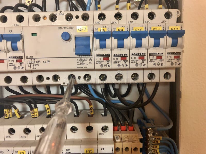 Big Home Electrical Distribution Box. Editorial Image - Image of place ...