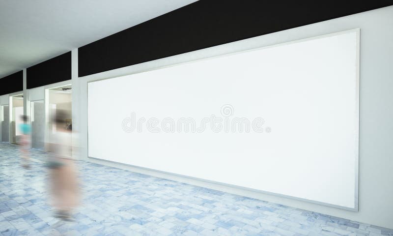 Big horizontal billboard stock photo. Image of marketing - 131076360