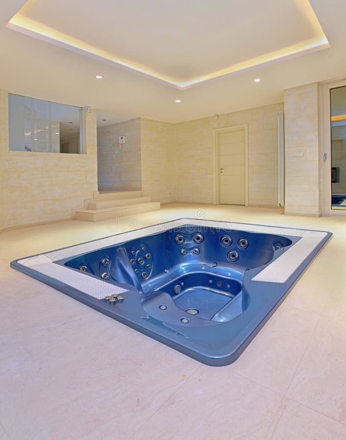 Big hot tub stock photo. Image of modern, interior, inside - 39195300