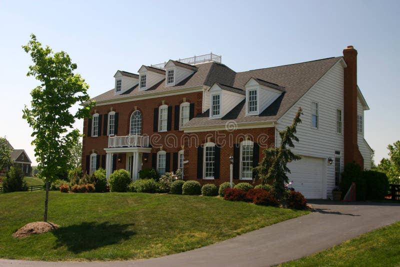 English Tudor Mansion stock photo. Image of house, blue - 15386742