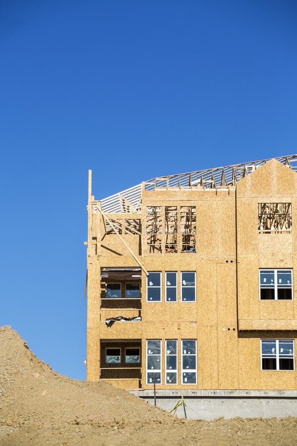 Big House Under Construction Stock Photo - Image of structure ...